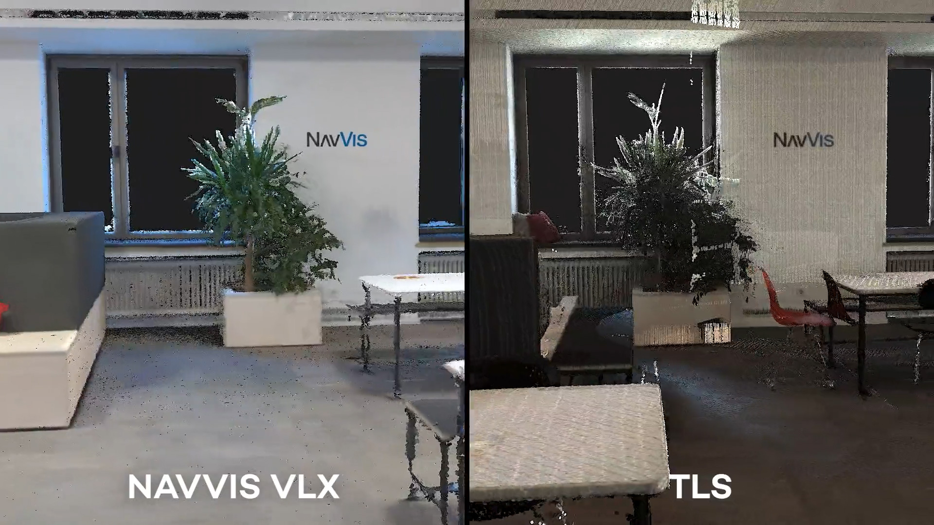 Testing NavVis VLX side-by-side with a terrestrial laser scanner