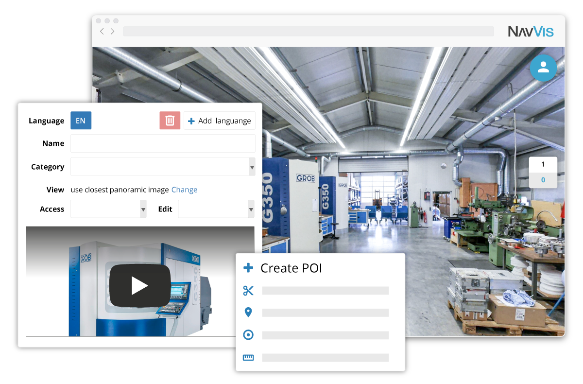 Enhance building information with Points of Interest in NavVis IndoorViewer