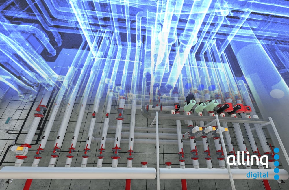 Schiphol Airport and Allinq Digital transform scan to BIM to realize ambitious sustainability goals