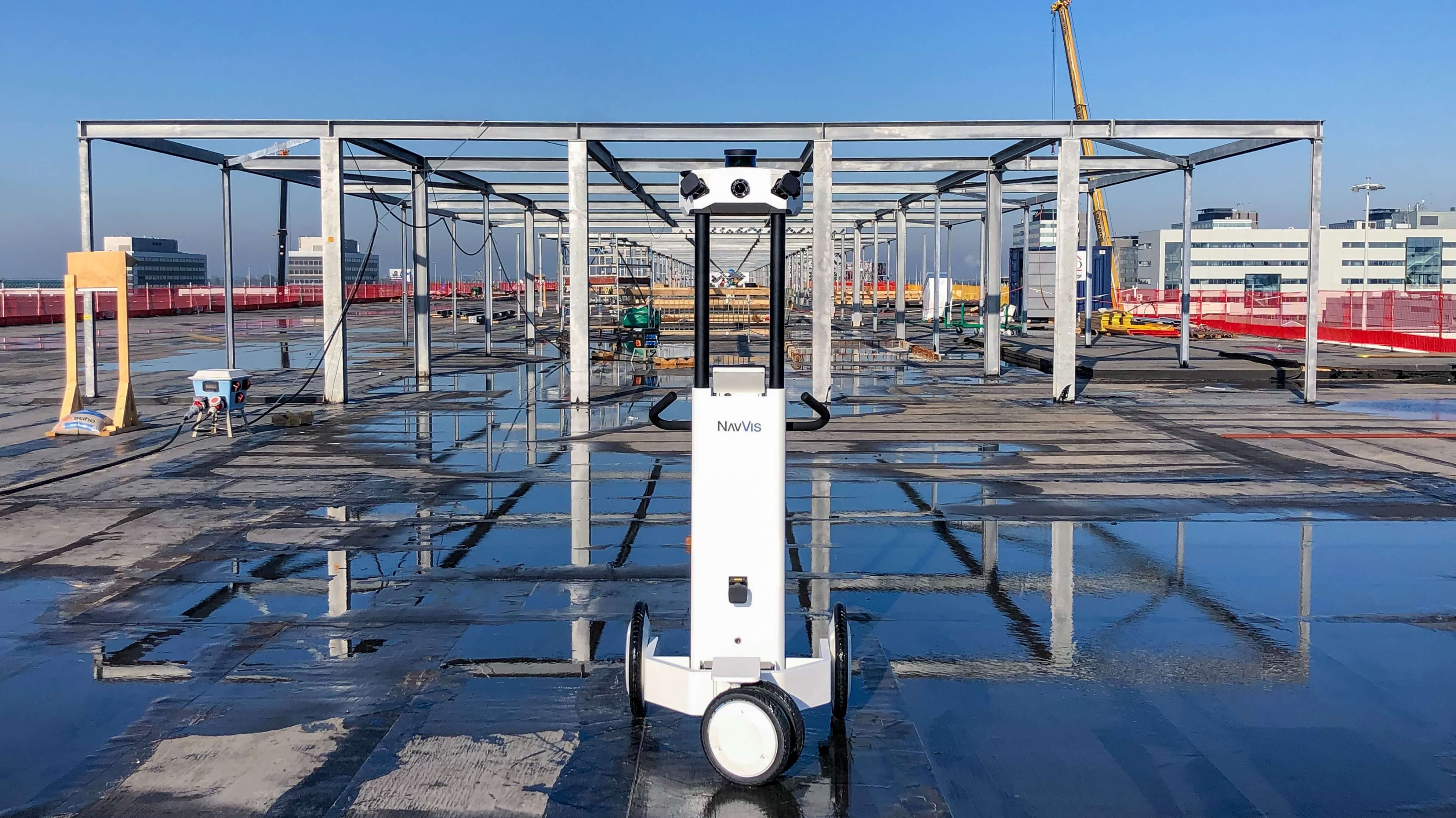 Scanning a construction project at one of Europe’s busiest airports