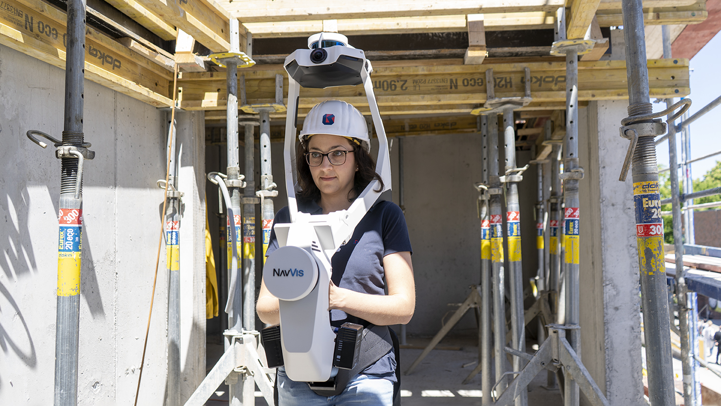Using NavVis VLX on a construction site for as-built documentation